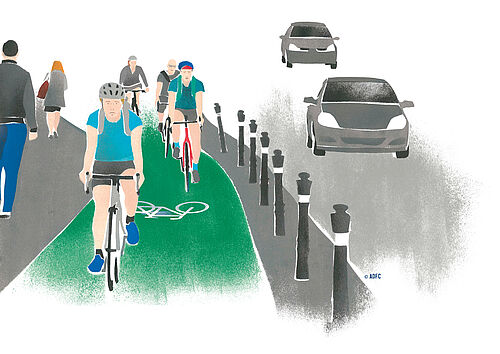 Radverkehrsführung im Ammerland: Hauptverkehrsstraßen innerorts - ADFC ...